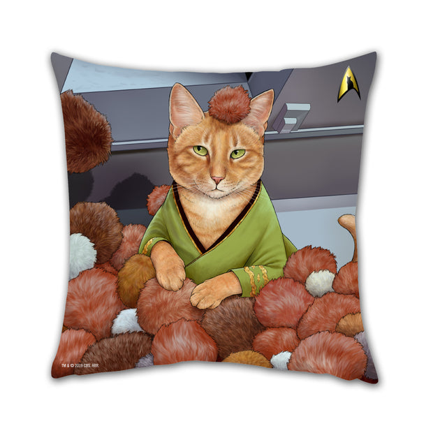 Star Trek: The Original Series Tribble Cat Pillow - 16" x 16" | Star ...
