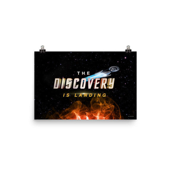 Star Trek: Discovery The Discovery Is Landing Premium Matte Paper Post