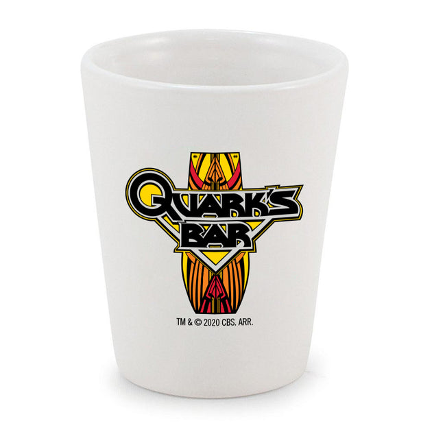 Star Trek: Deep Space Nine Quark's Bar Vintage Logo Shot Glass | Star ...