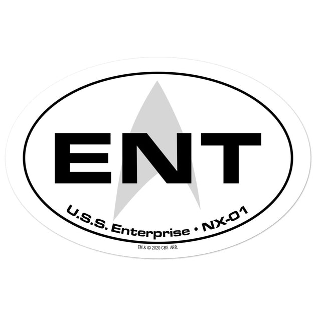Star Trek: Enterprise Location Die Cut Sticker | Star Trek Shop