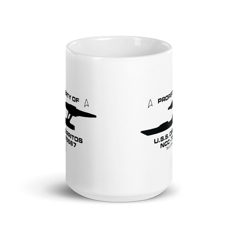 Star Trek: Lower Decks Property Of White Mug
