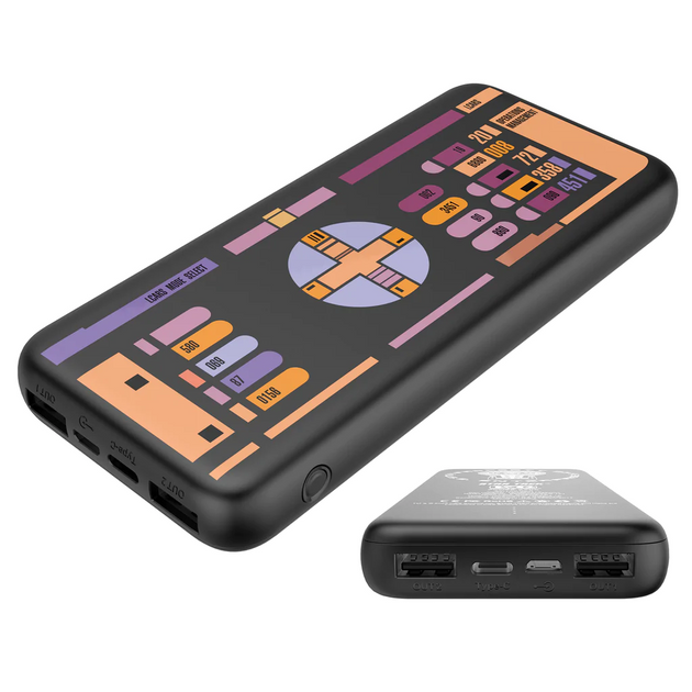 Star Trek: The Next Generation Slim 10,000mAh Triple Charging Power ...